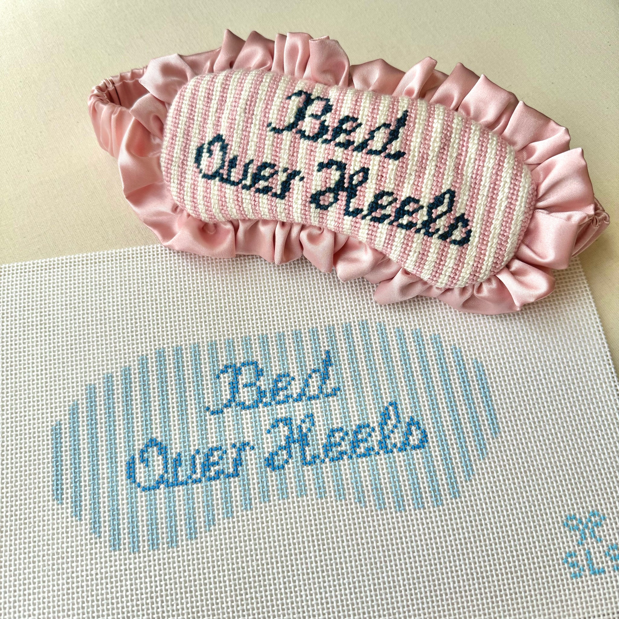 Bed Over Heels Eye Mask Needlepoint Canvas – SLS Needlepoint