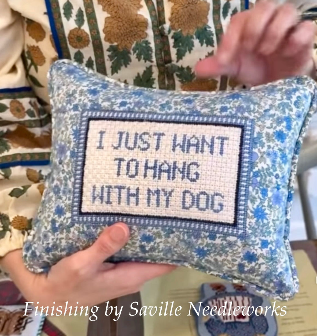 I Just Want to Hang w/ My DOGS Needlepoint Canvas – SLS Needlepoint